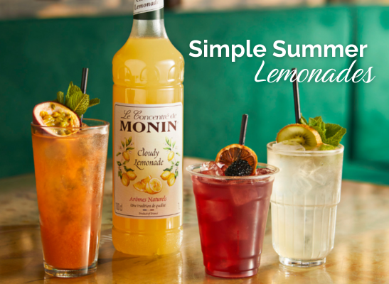 Simple Summer Lemonades with MONIN – Food Solutions Limited