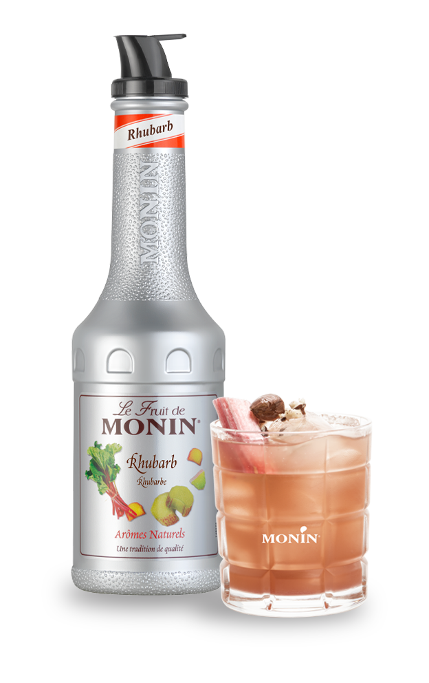 MONIN Rhubarb Puree 1L – Food Solutions Limited