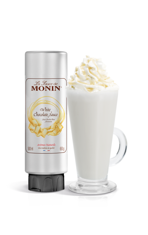 MONIN White Chocolate Sauce 500ml – Food Solutions Limited