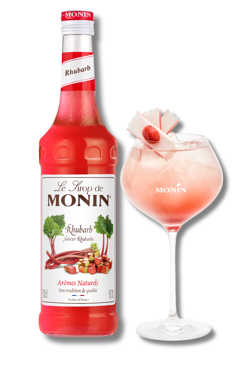 MONIN Rhubarb Syrup 70cl – Food Solutions Limited
